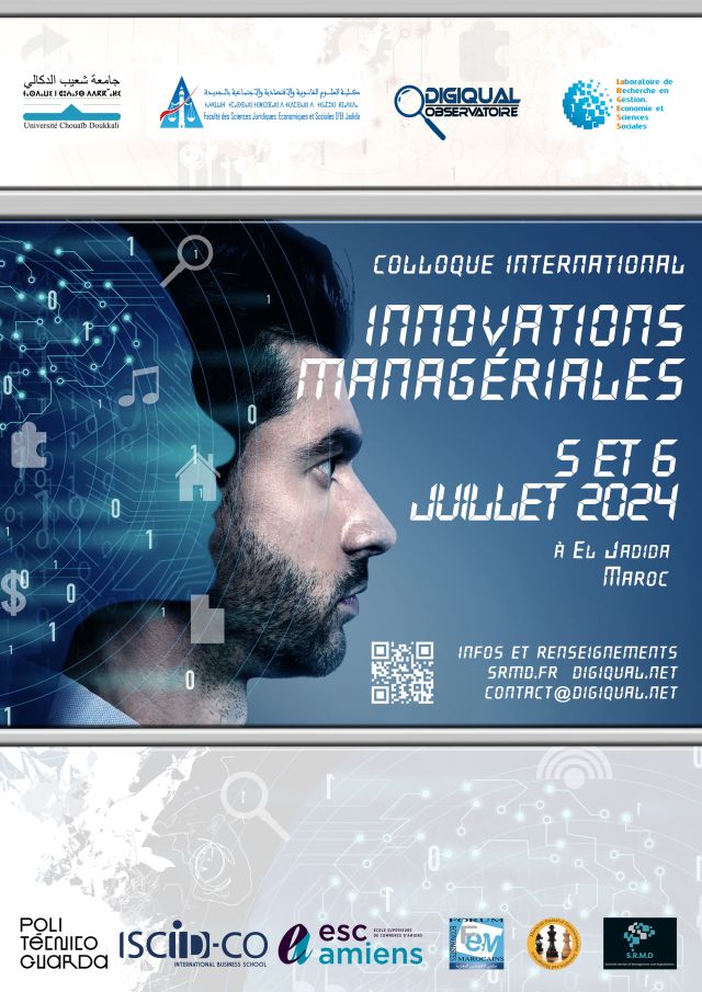 Colloque International : Innovation Managériale 2024 EL JADIDA MAROC